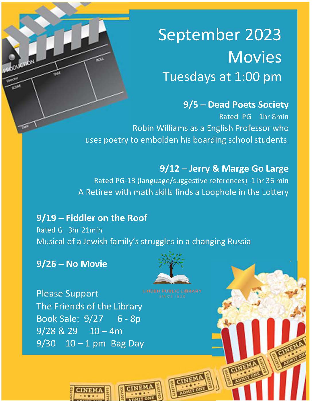 The Friends of the Library Book Sale – Linden Free Public Library